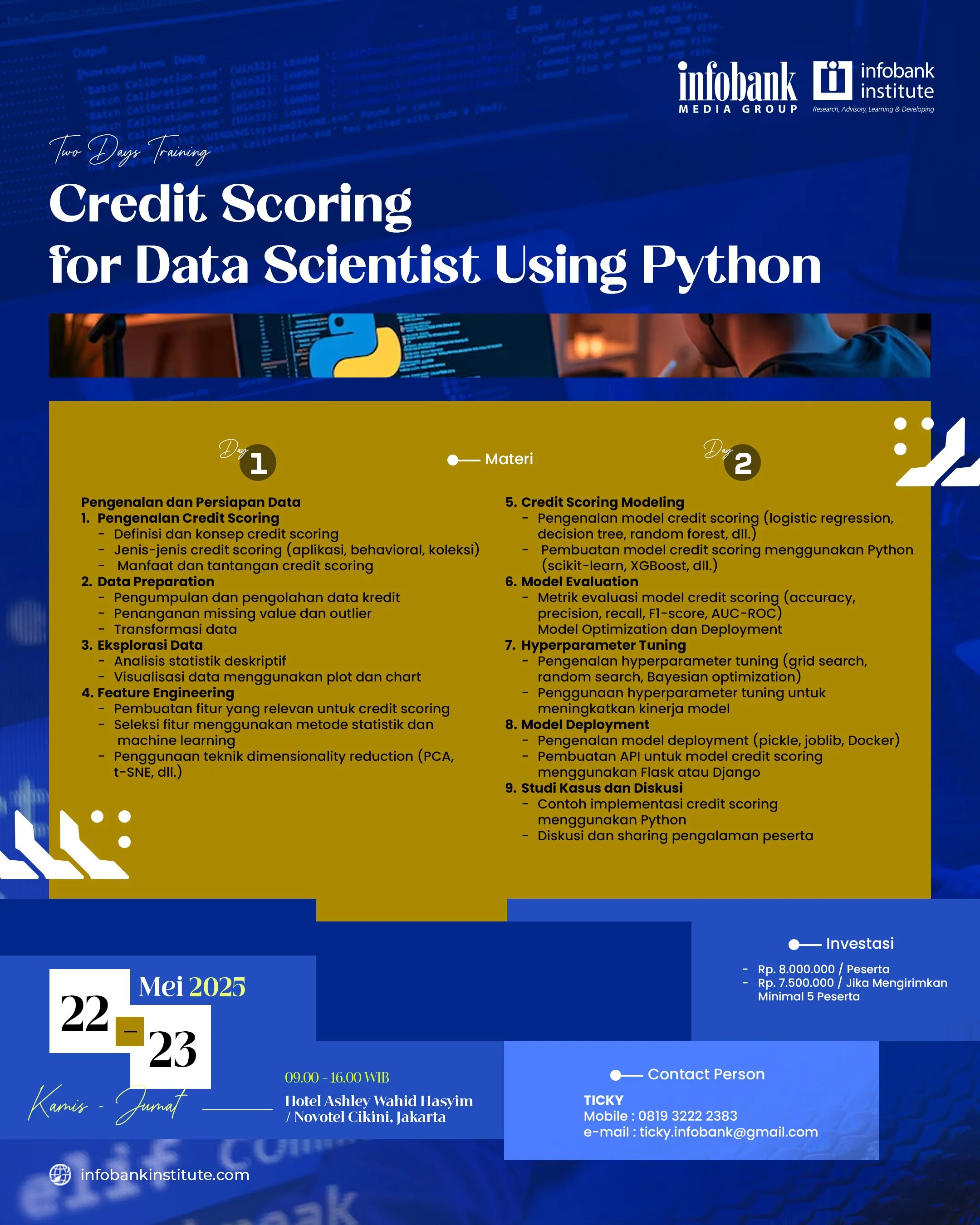 Credit Scoring for Data Scientist Using Python | NEW PUBLIC | Infobank ...